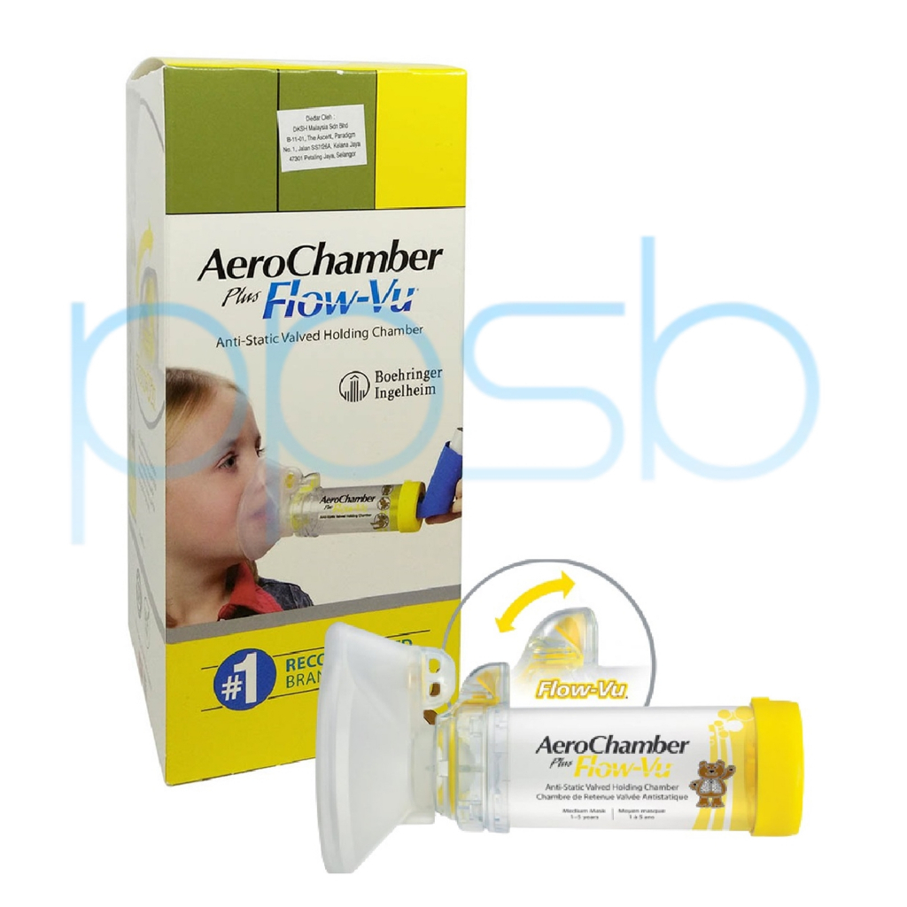 AeroChamber Plus Flow-Vu (Mask for child 1-5 years old) | Shopee Malaysia