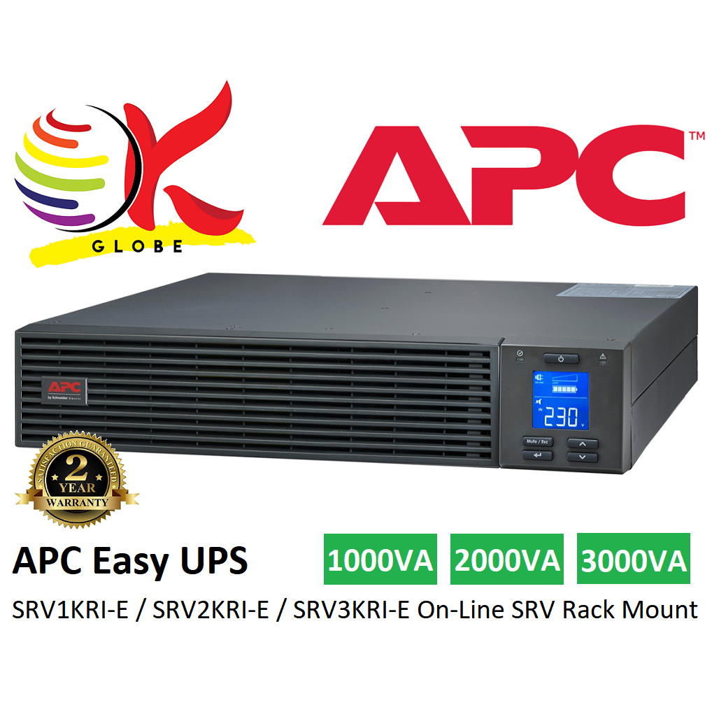 APC EASY UPS ON-LINE SRV1KRI-E 1000VA / SRV2KRI-E 2000VA / SRV3KRI-E ...