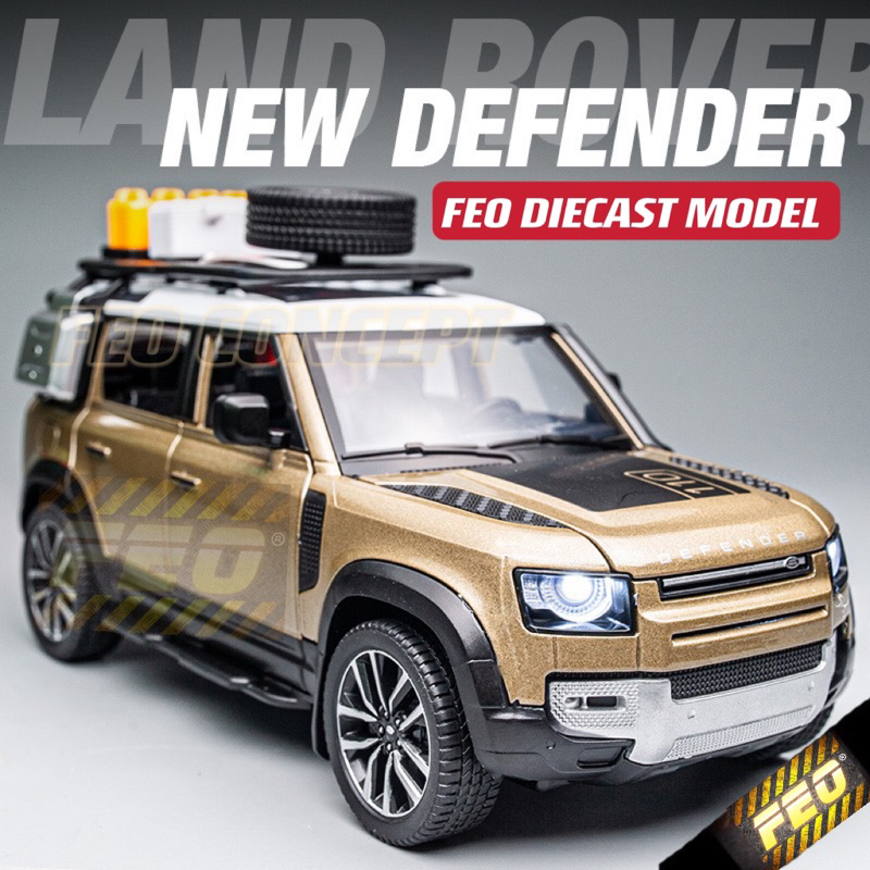 FEO Land Rover Defender Diecast Car Model Alloy Car Toys Vehicle Kereta ...