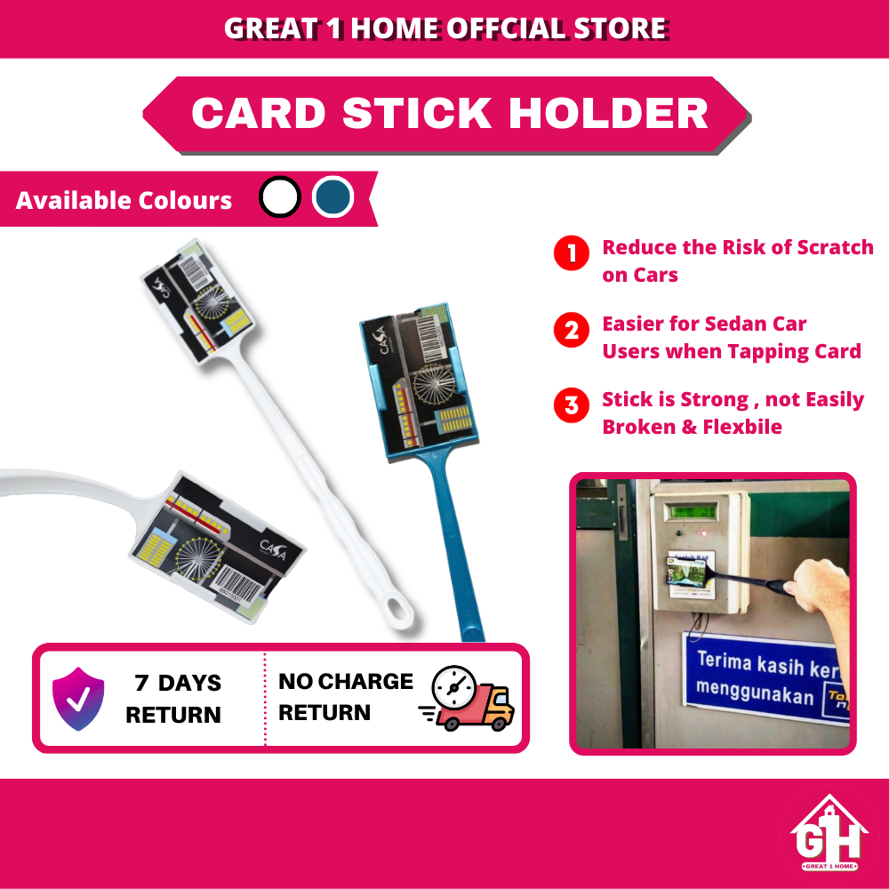 Touch N Go Stick Batang Pemegang Kad TnG Card Holder TnG Stick Toll ...