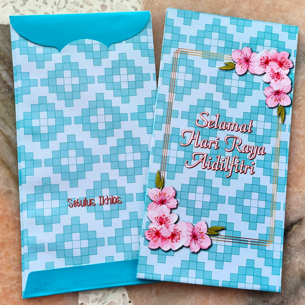 Sampul Raya 2024 Anyaman 5pcs per Pack | Shopee Malaysia