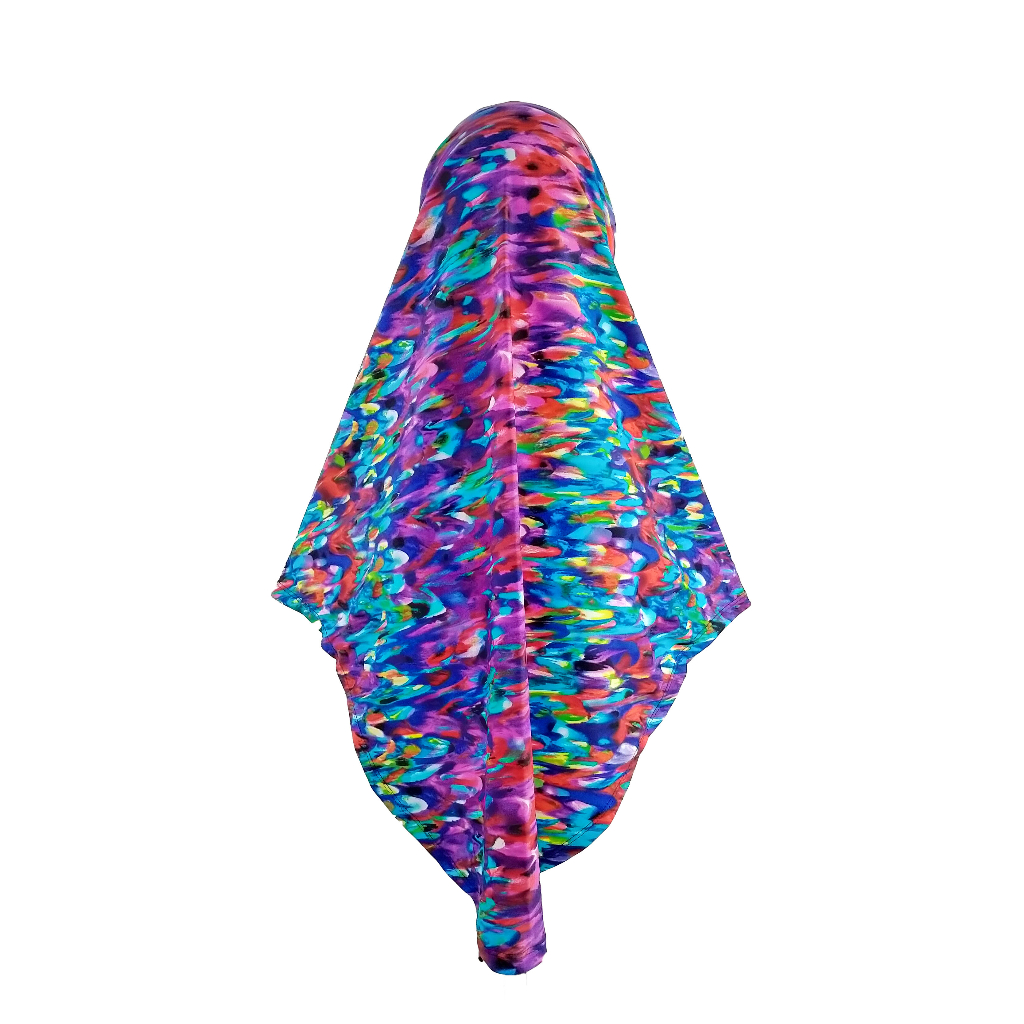 M1 Hijabs Tudung Instant Printed Corak Premium Colourful Batik Flower ...