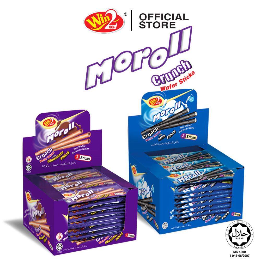 Win Win Moroll Crunch Wafer Sticks (540g/18g x 30 Packs) | Shopee Malaysia