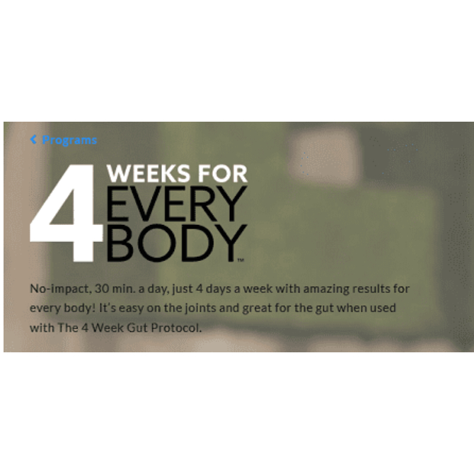 Beachbody 4 Weeks For Everybody