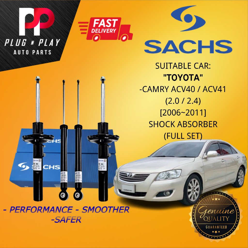 SACHS TOYOTA CAMRY ACV40 / ACV41 2.0 , 2.4 (2006~2011) SHOCK ABSORBER ...