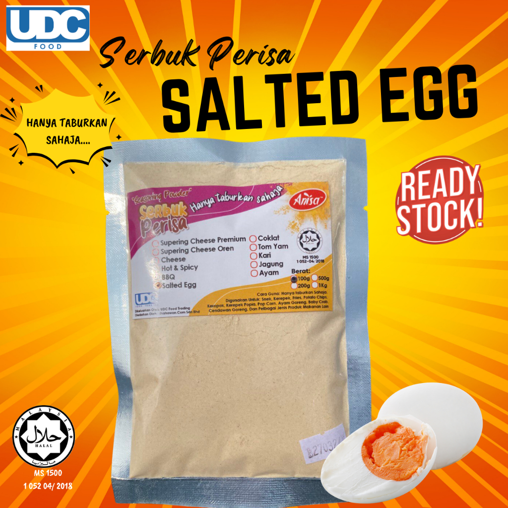 [200GRAM SALTED EGG SEASONING POWDER🔥] SALTED EGG POWDER HALAL SEDAP ...