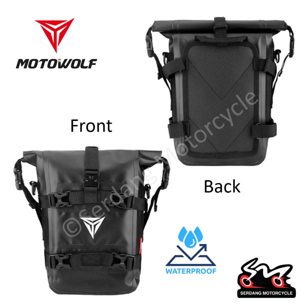 MOTOWOLF Waterproof Bumper Crash Bar Bag Side Bag Sling bag Waterproof ...