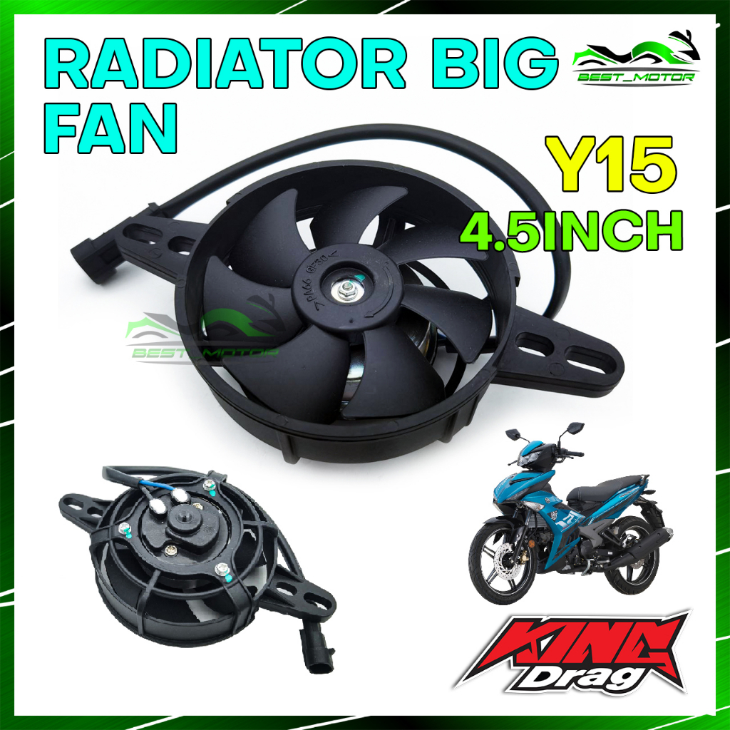 BIG RADIATOR RACING BESAR CURVE KING DRAG YAMAHA Y15 / Y16 / LC 135 ...