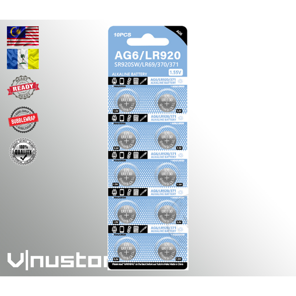 Alkaline Button Cell LR44 ∙ LR41 ∙ LR43 ∙LR521 ∙LR621∙ LR626 ∙ LR920∙ ...
