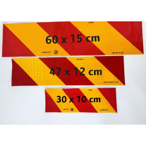 stiker lori/sticker lorry/sticker puspakom/reflective sticker/diamond ...