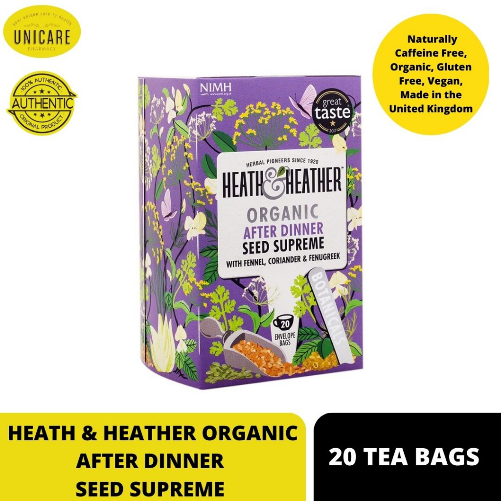 HEATH & HEATHER ORGANIC AFTER DINNER SEED SUPREME WITH FENNEL ...