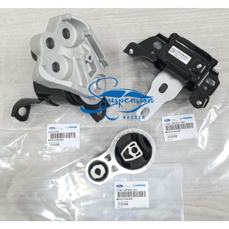 3 IN 1 SET - ENGINE MOUNTING SET - FORD FIESTA 2014-2017 MK8 1.0CC AUTO ...