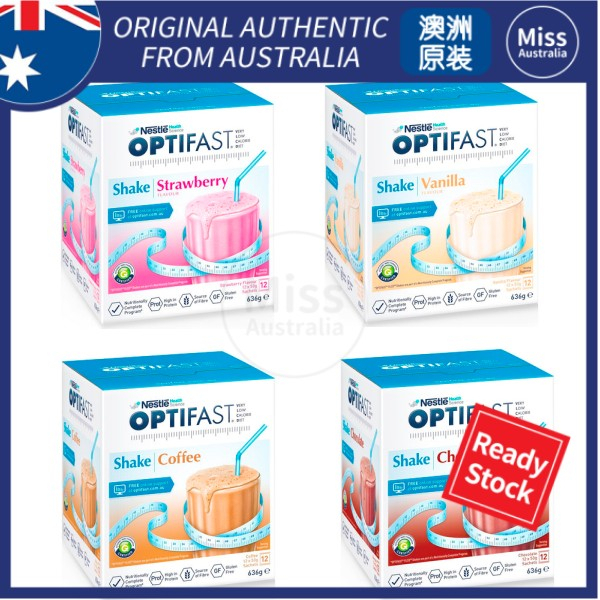 Nestle Optifast Milk Shake Mix Flavour（Chocolate/Coffee/Strawberry ...