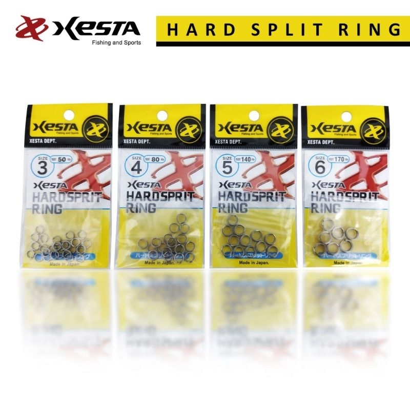 Xesta Hard Split Ring for Fishing / Jigging, Made in Japan | Shopee Malaysia