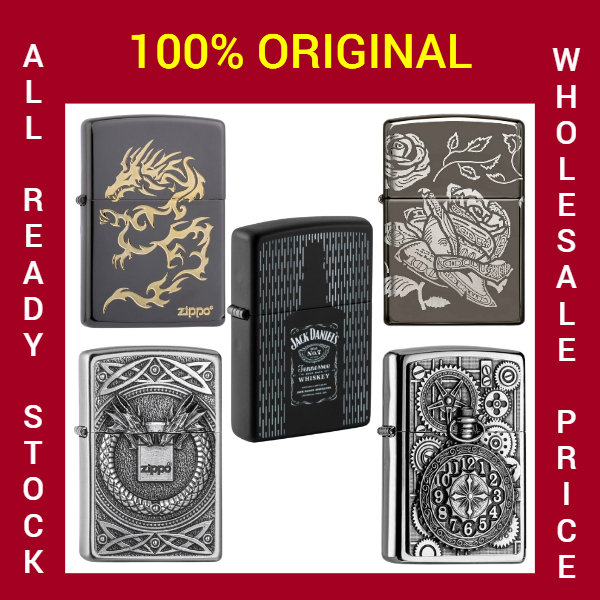 Zippo Lighter Mixed Design 18/Zippo Emblem Lighter/Zippo Black Ice ...