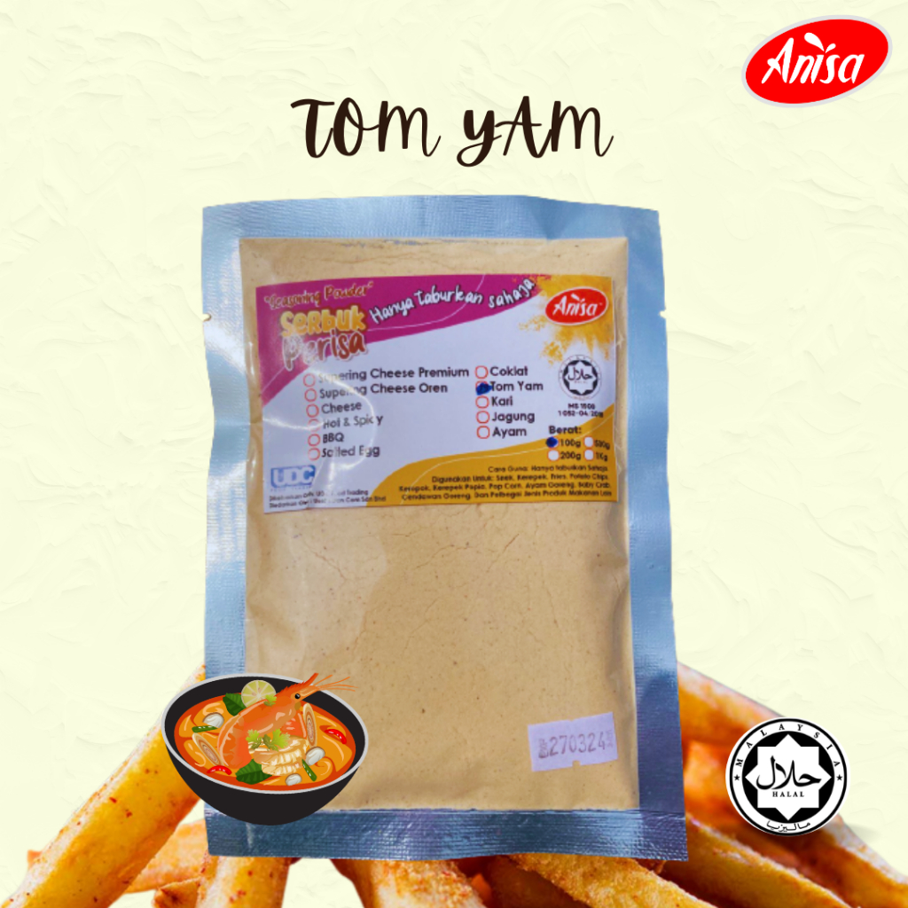 Serbuk Perisa Kerepek TOM YAM Viral!!! / Viral TOM YAM Seasoning Powder ...
