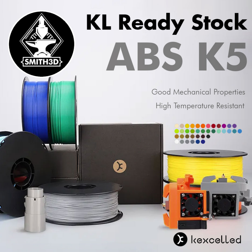 Kexcelled Basic ABS K5 (3D Printing Filament - 1.75mm 1.0kg/spool) for ...