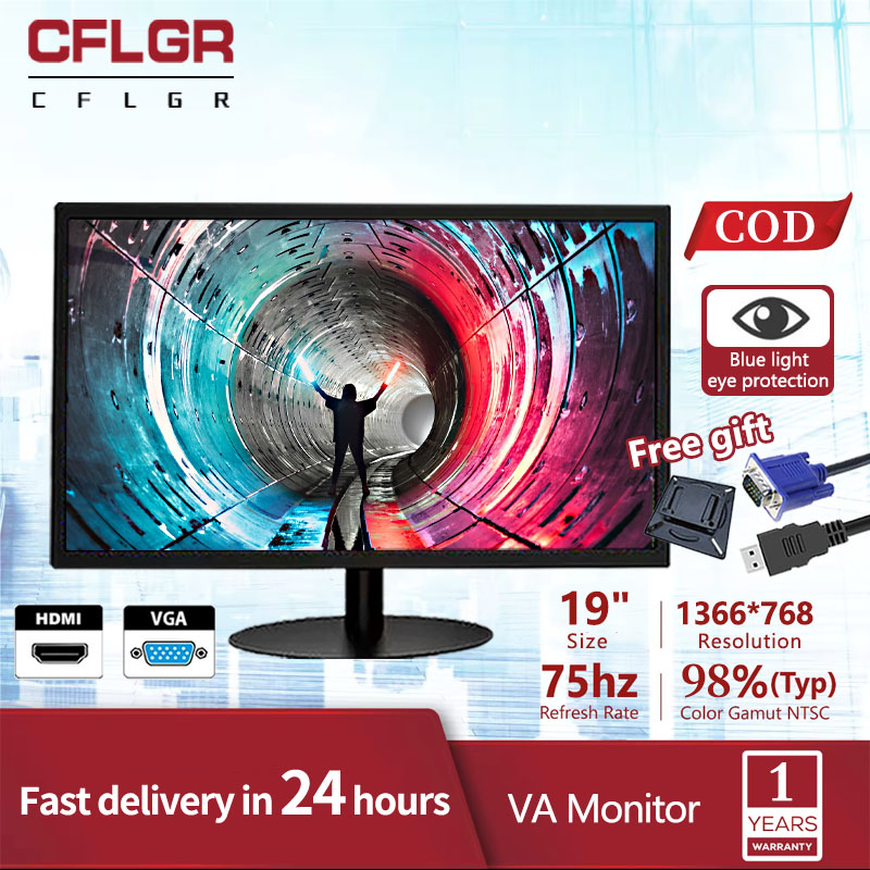 Monitor PC 27 Inch Curved Monitor Gaming 75HZ 19-24Inch 75HZ PS4/PS5 ...