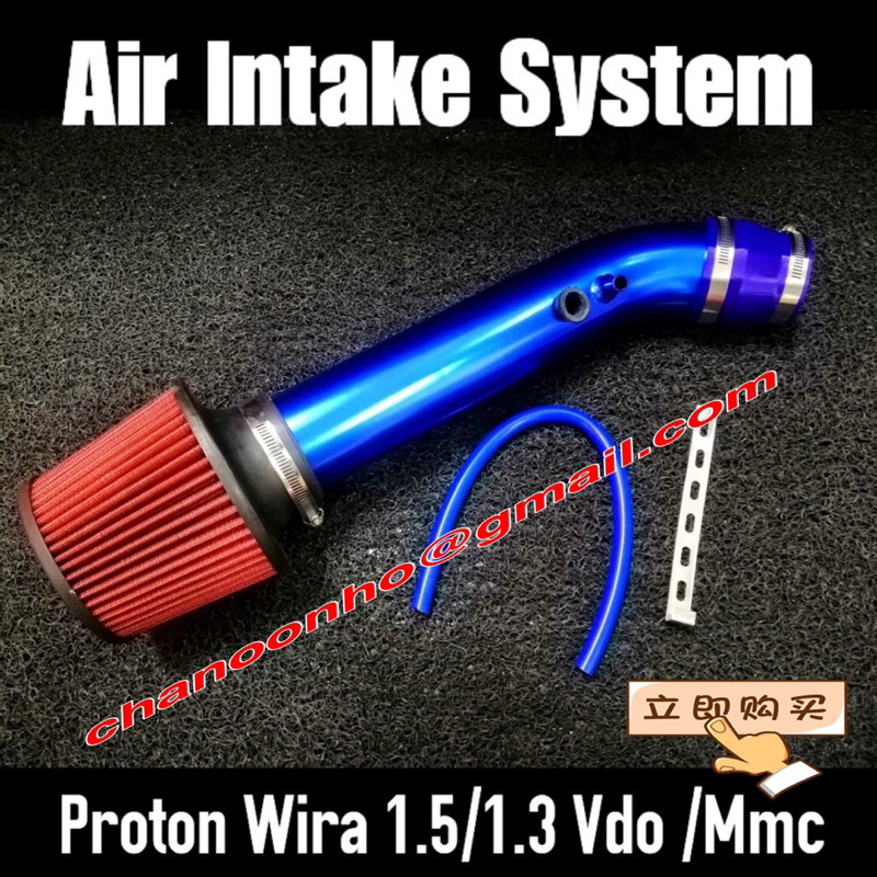 AIR INTAKE OPEN POD PROTON WIRA 1.3 / 1.5 VDO MNC RAM PIPE ~ (LONG ...