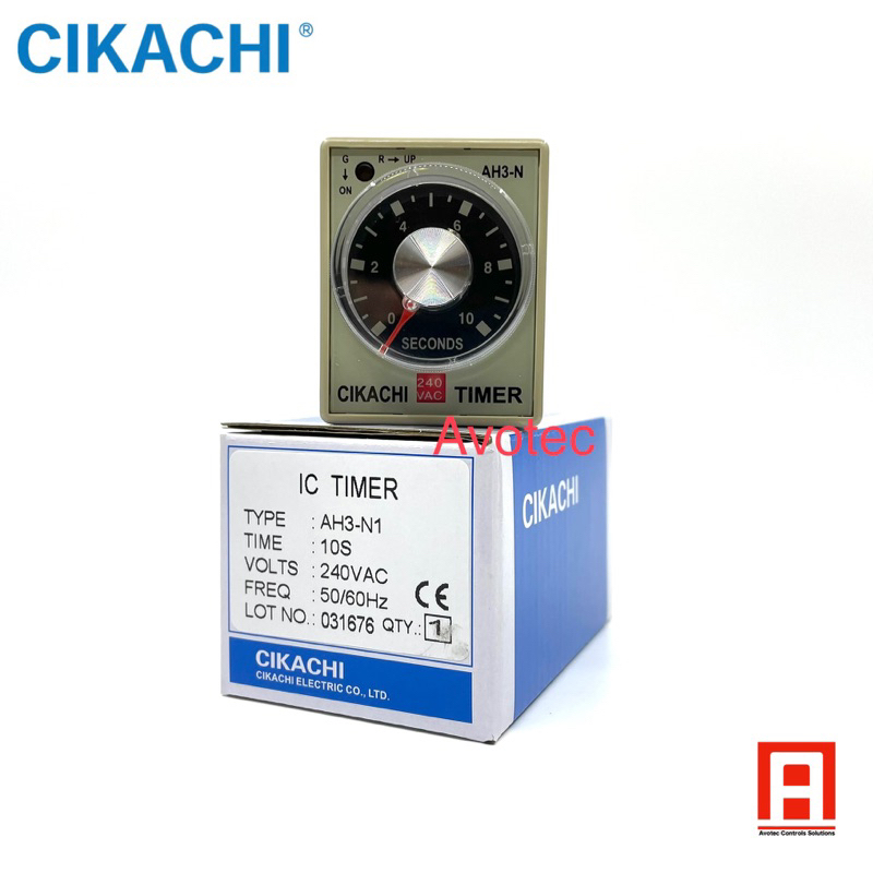 CIKACHI (CKC) AH3-N1 10sec Analog Timer - Single Contact | Shopee Malaysia