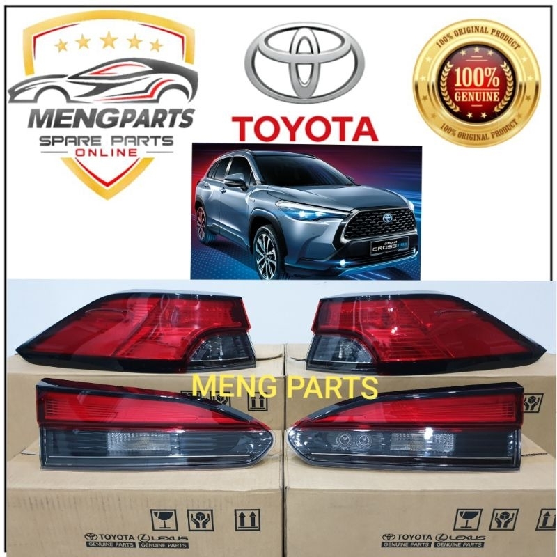 ORIGINAL TOYOTA CROSS 1.8 ZVG10 HYBRID 2021Y TAIL LAMP BODY & BONNET ...