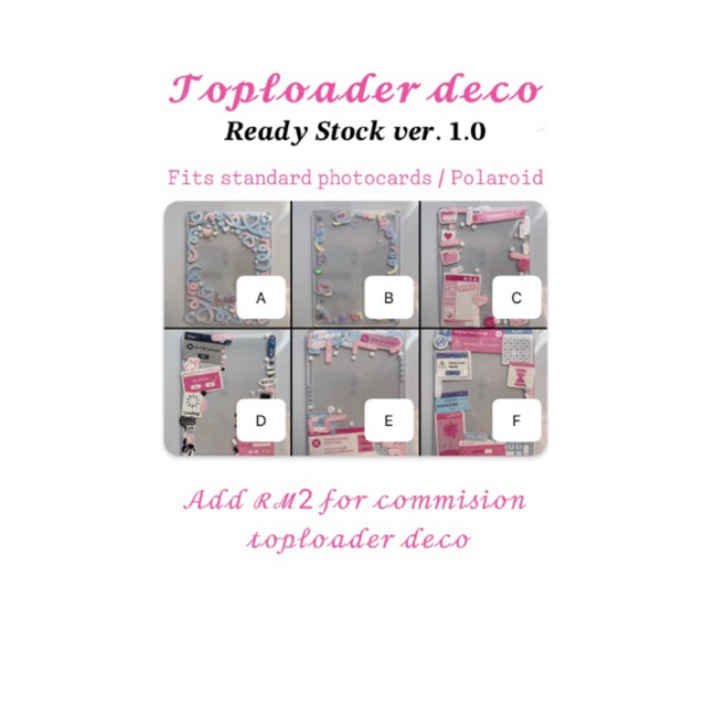 Toploader Decoration (Toploader Deco) | Shopee Malaysia