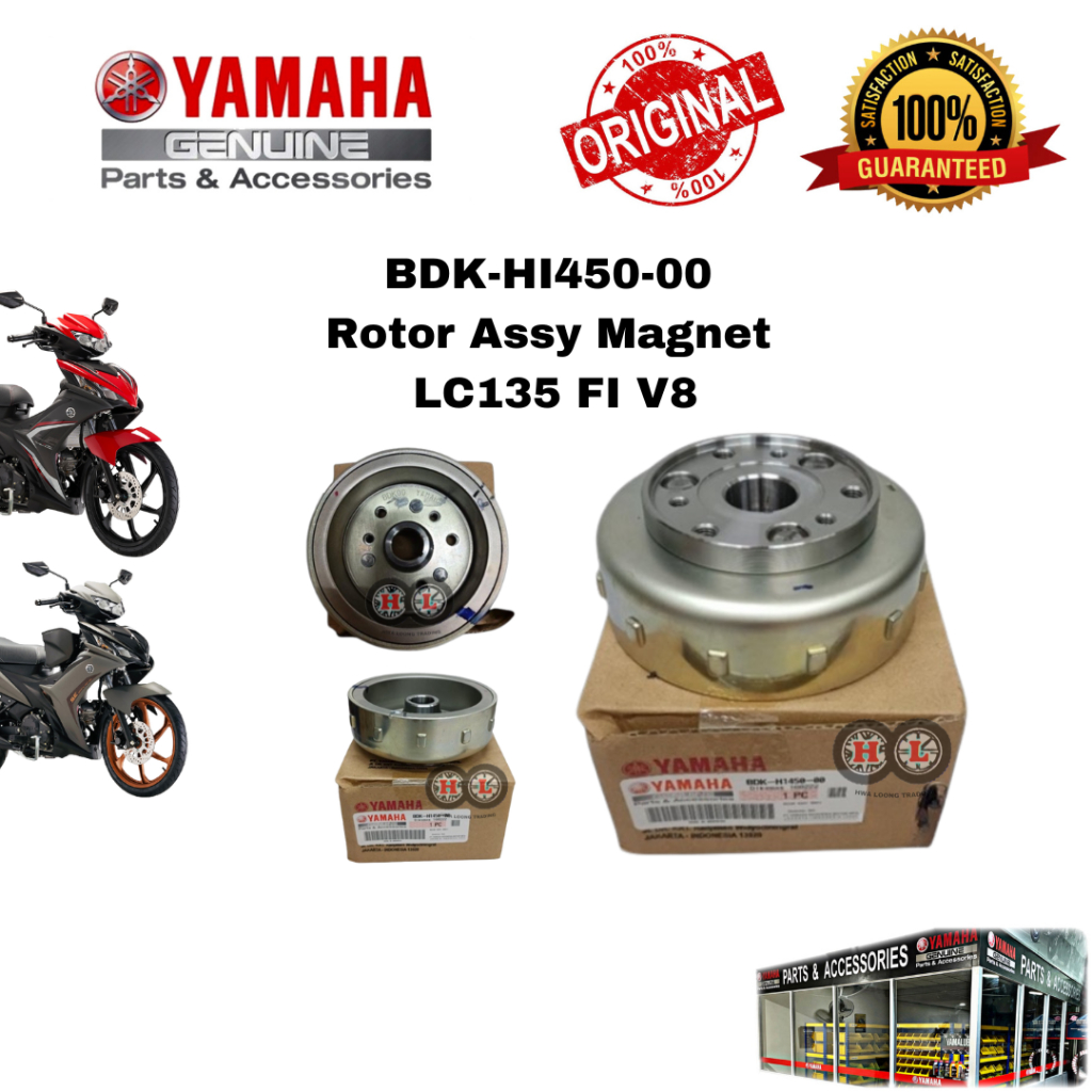 YAMAHA ROTOR / MAGNET ASSY LC135 FI V8 ( BDK-H1450-00 ) - MAGNET ASSY ...