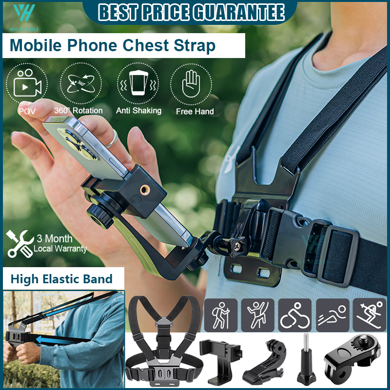 Mobile Phone Chest Strap Chest Phone Holder Harness Strap Cell Phone go ... Mobile Phone Chest Strap Chest Phone Holder Harness Strap Cell Phone go ...