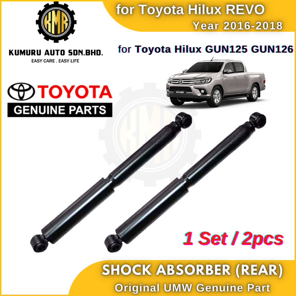 (2@pcs) Original Toyota Gas Rear Absorber Belakang Toyota Hilux Revo ...