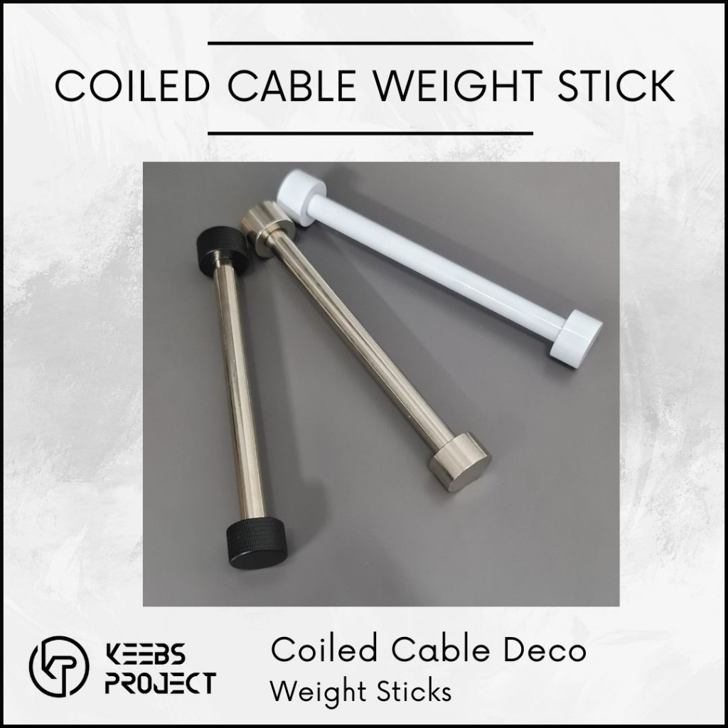 [Ready Stock] Coiled Cable Weight Stick Accessories for Coiled Cable ...