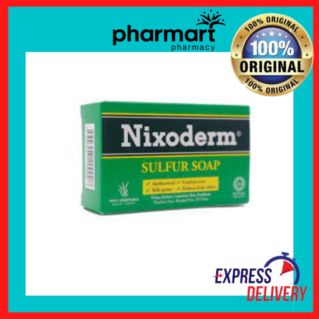NIXODERM SULFUR SOAP exp9/24 | Shopee Malaysia