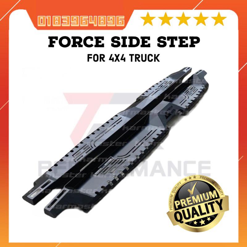 FORCE 4WD SIDE STEP 4X4 TRUCK TOYOTA HILUX VIGO REVO TRITON NAVARA ...