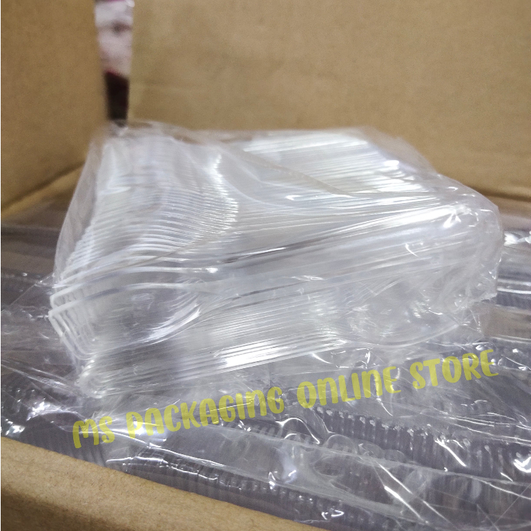 TAGE Ice Cream Spoon Clear "Purple/Yellow/Red/Blue/Transparent" -100pcs ...