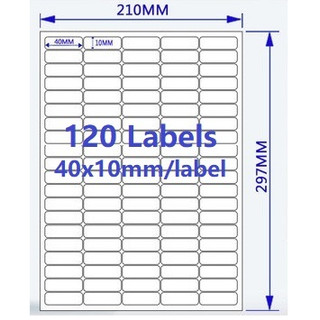 A4 Size Pre Cut White Printing Sticker Label White Label Address Label ...
