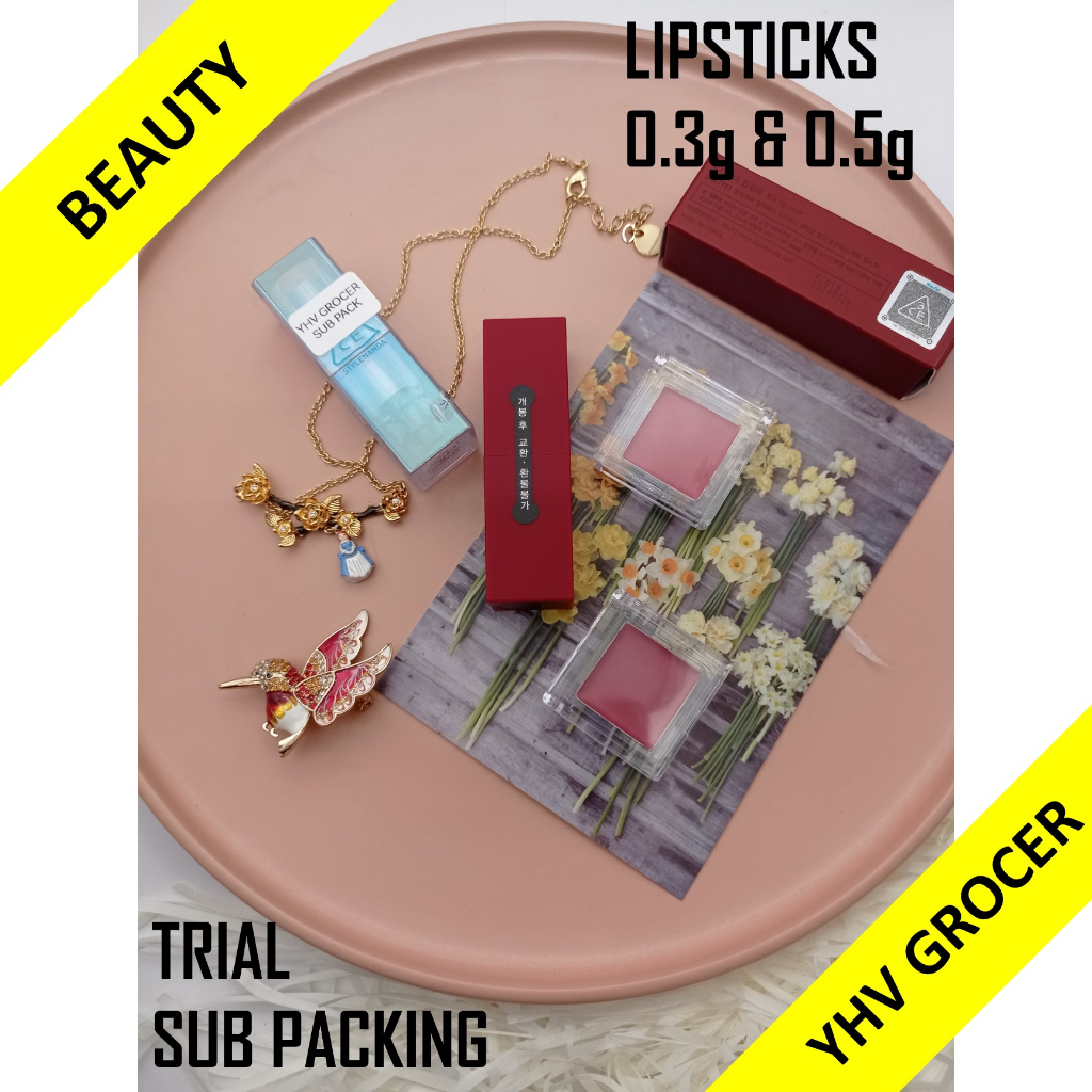 100% 3CE Lipstick SUB PACKING REPACK TRIAL 口红分装 | Shopee Malaysia
