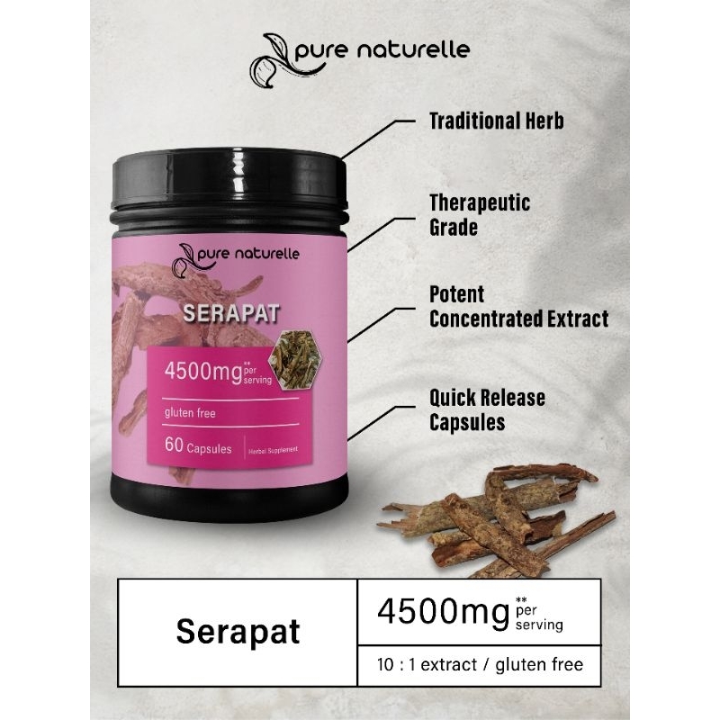 Akar Serapat Capsule 60's High Quality Organic Product GMP | Shopee ...