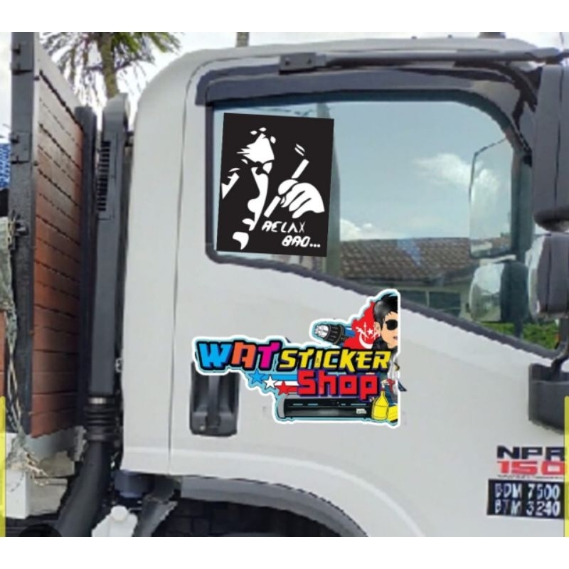 Sticker lori side mirro (Relax Boh) | Shopee Malaysia