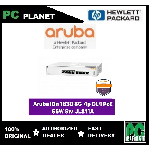 Aruba Instant On 1830 JL811A 8G 4p Class4 PoE 65W Switch | Shopee Malaysia