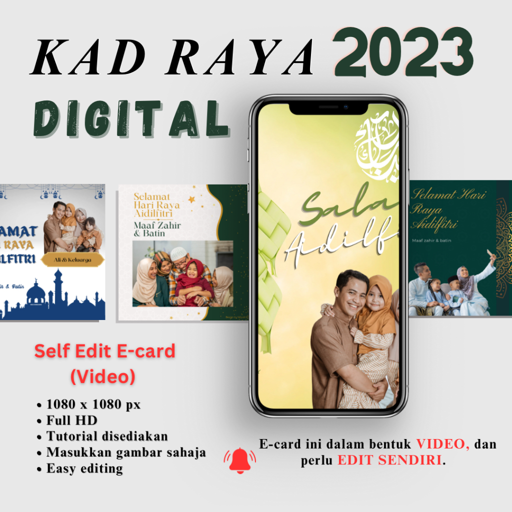 [TEMPLATE SAJA ! ] Kad Raya Digital | E-Card Raya | Kad Raya | Kad Raya ...