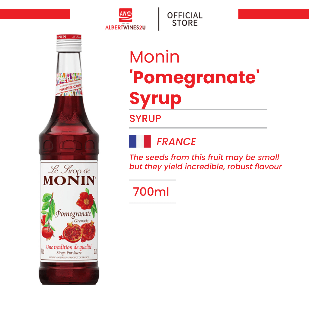 Monin 'Pomegranate' Syrup Cocktail Mocktail 石榴 糖浆 | Shopee Malaysia