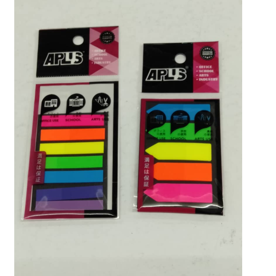 Aplus Film Index PP Sticker / Arrow Sticky Notes / Tape Flag | Shopee ...