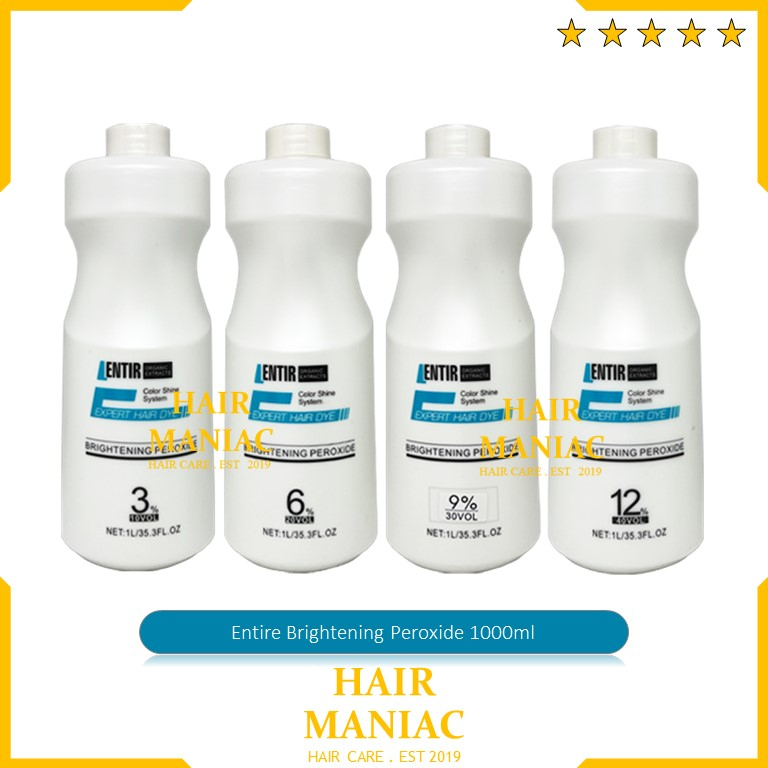 Entire Entir Brightening Hair Color Peroxide Developer 1000ML (3% / 6% ...