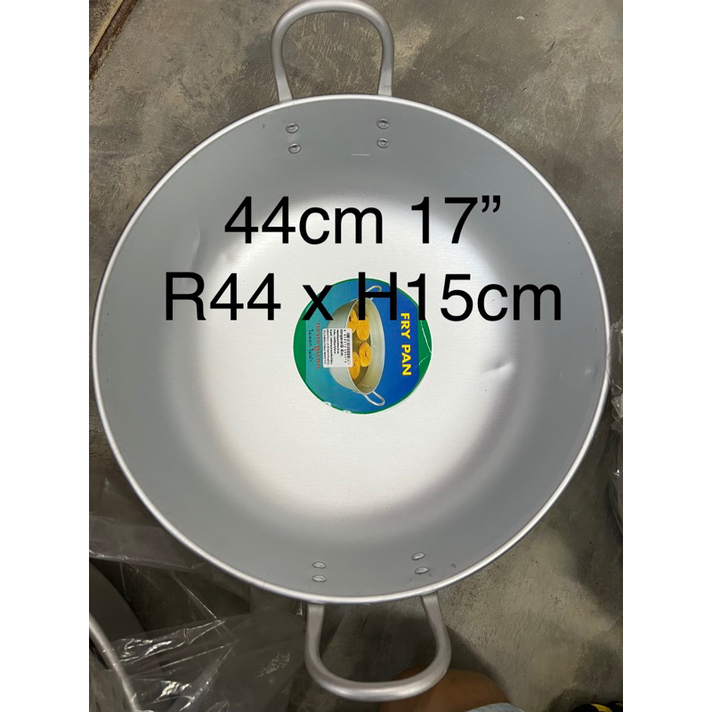 THICK ALUMINIUM INDIAN WOK_KUALI ALUMINIUM TEBAL_KUALI SERBAGUNA_KUALI ...