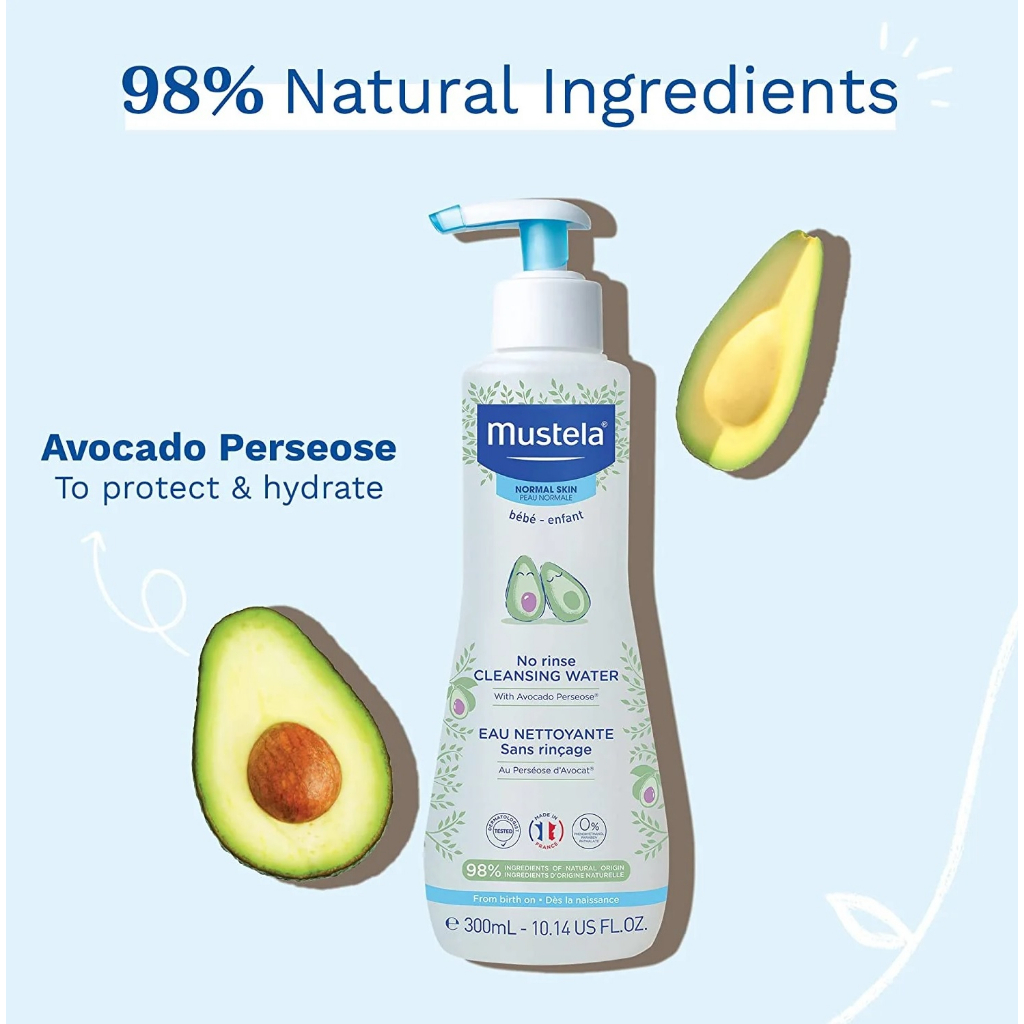 Mustela No Rinse Cleansing Water 300ml | Shopee Malaysia