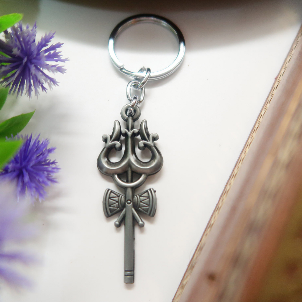 Mix Gods Metal Ganesha Hanuman Om Vel Keychain - Various Designs ...