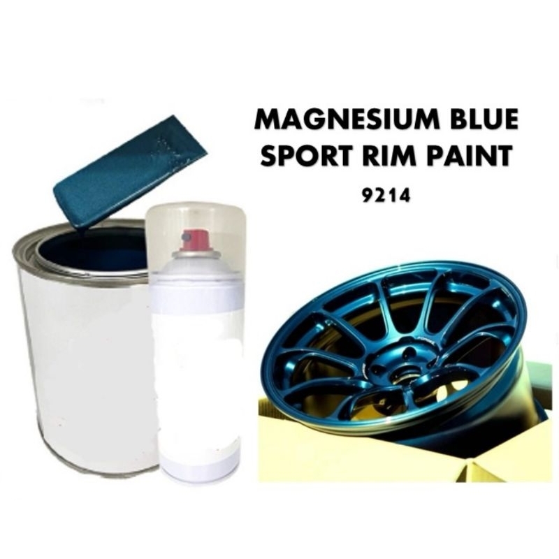 Sport Rim Colour Magnesium Blue 9214 2k Paint/ Cat Kereta/ Cat Bancuh | Shopee Malaysia