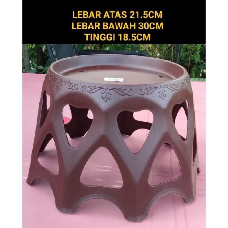Lapik Tapak Pasu Bunga / flower pot stand / Kaki Pasu Bunga Murah ...