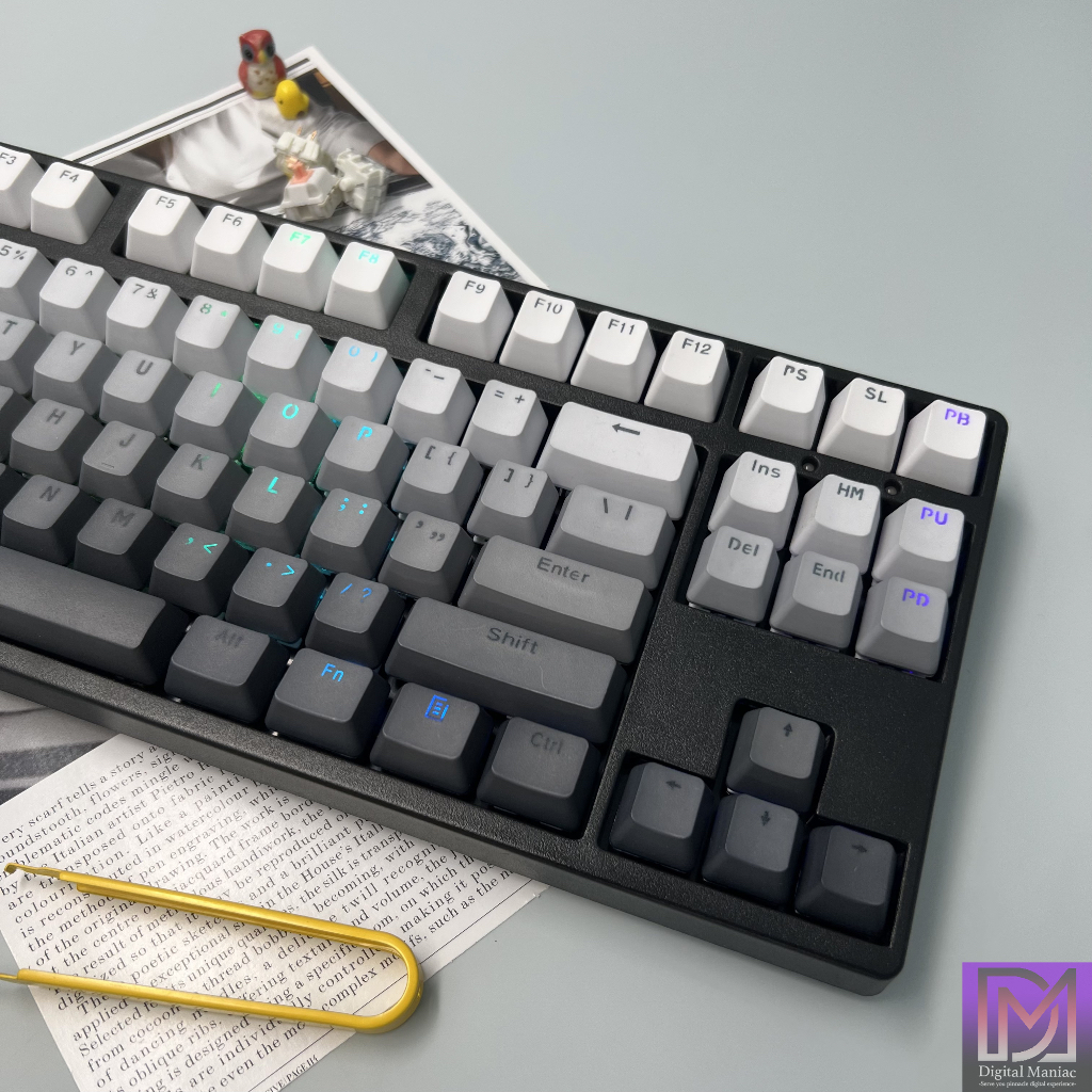 [LOCAL STOCK] Polar Day Keycap Backlit PBT Double Shot OEM Gradient ...