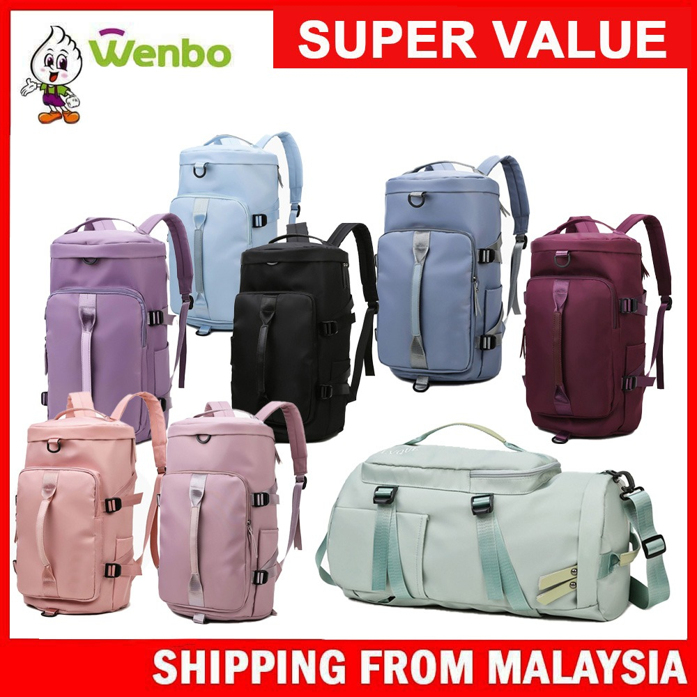 Wenbo Large Capacity Travel Bag Multifunction Portable 3 Way Backpack ...