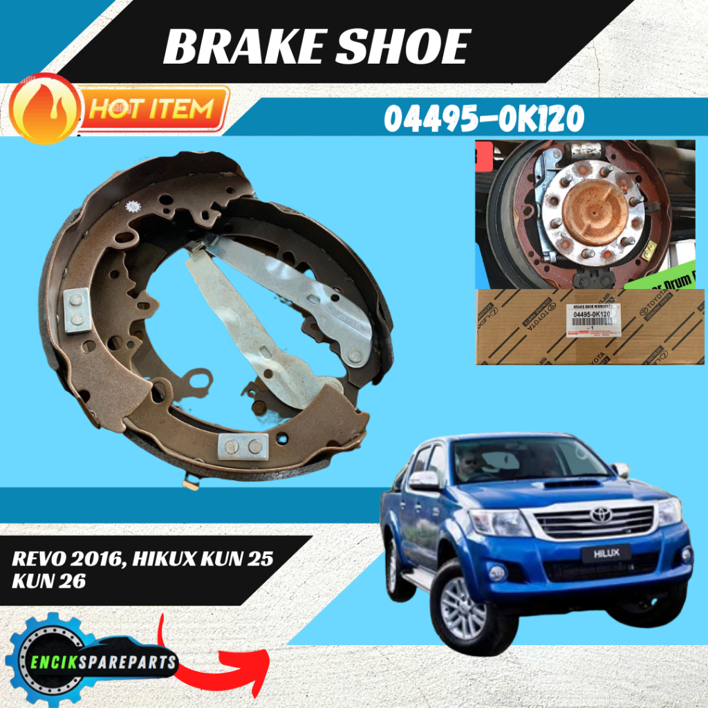 Original Toyota Hilux Revo 2016 Hilux Vigo Kun25 Kun26 Rear Brake Drum ...